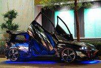 HONDA Civic 5th EG Spokon style black color at Minatomirai - JAP SPIRIT