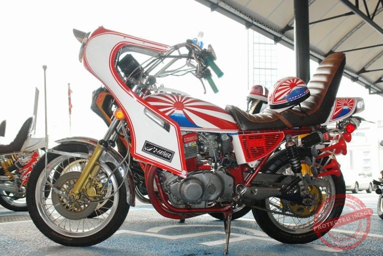 SUZUKI GS400 Kyushakai Nisshouki style rocket cowl sandan sheet - JAP ...