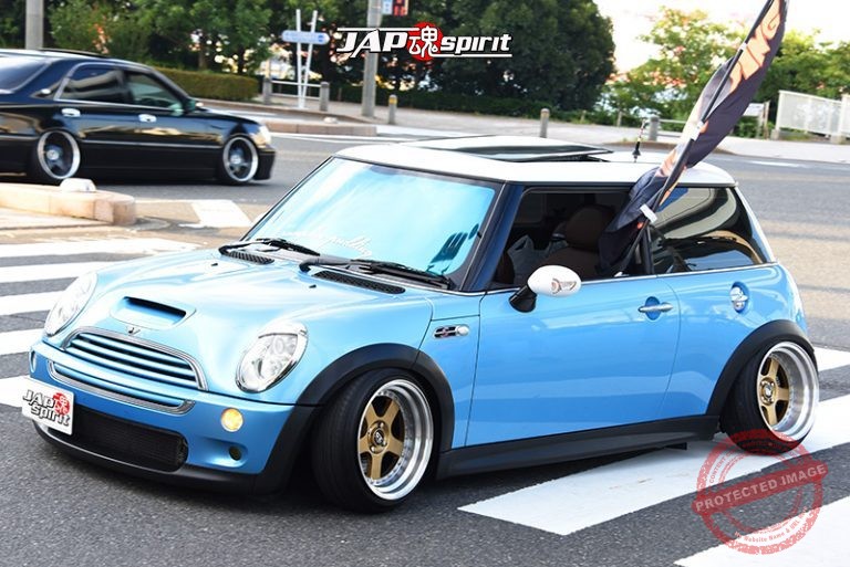 Stancenation 2016 BMW Mini R50 hellalfush camber light blue body at ...
