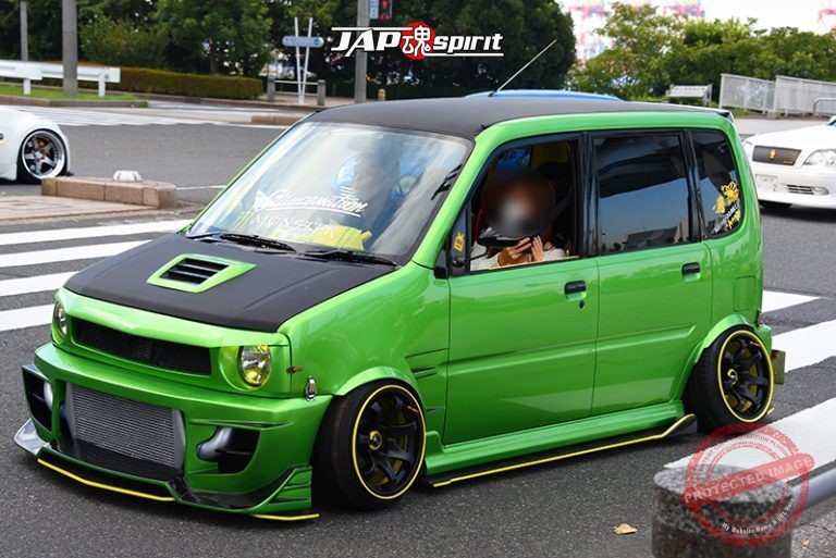 Stancenation 2016 Nissan Skyline R33 hellaflush blister fender wine red ...