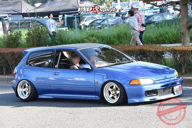 Stancenation 2016 Honda Civic 5th EG hellaflush USDM tsuraichi blue ...
