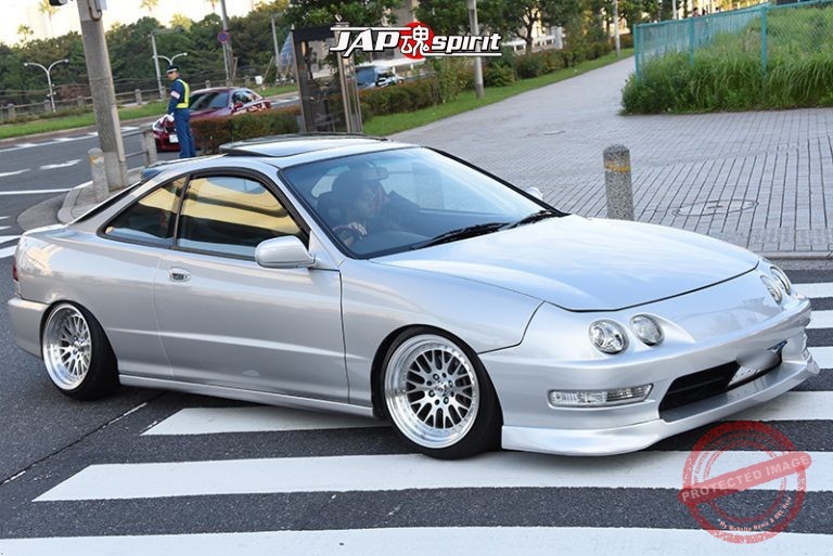 Stancenation 2016 Honda Integra 3rd hellaflush silver body at odaiba ...