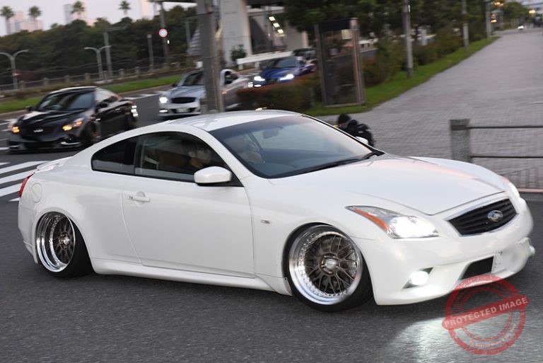 Stancenation 2016 Infiniti G37 hellaflush tsuraichi white body at ...