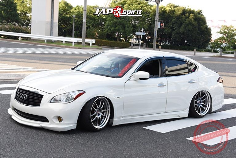 Stancenation 2016 Infiniti Q70 VIP hellaflush white body tsurauchi by ...