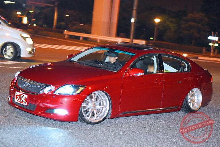 Stancenation 2016 Lexus GS s19 red hellaflush VIP style at odaiba - JAP ...