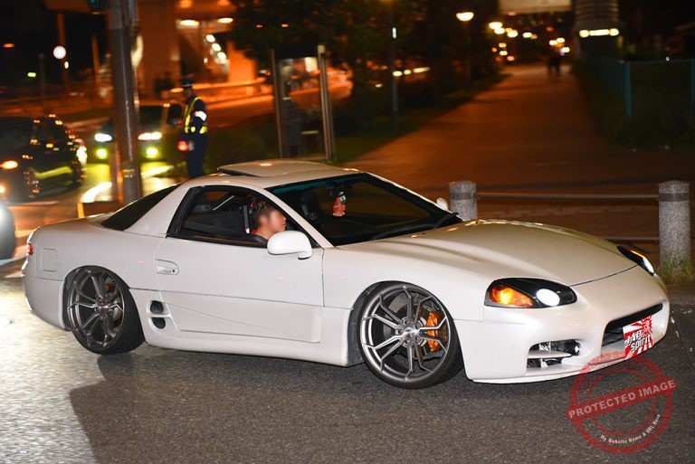 Stancenation 2016 Mitsubishi GTO 3000GT VR-4 hellaflush white body very ...
