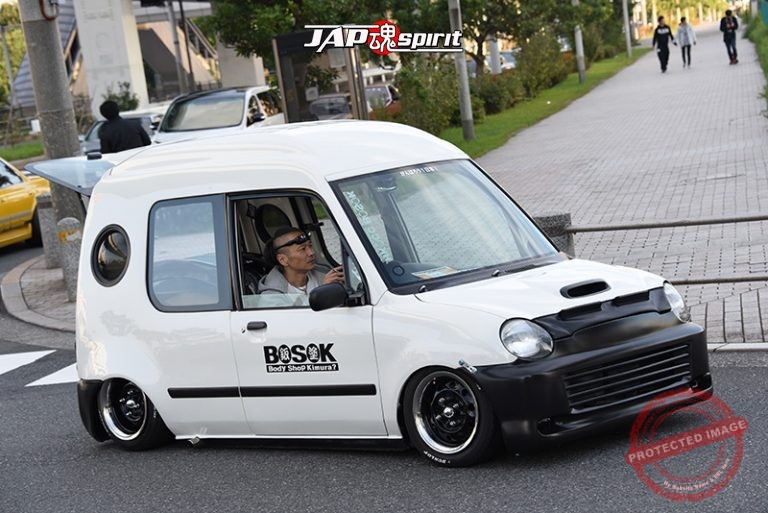 Stancenation 2016 Mitsubishi Minica toppo hellaflush white body by body ...