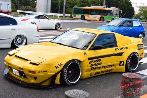 Stancenation 2016 Nissan FUGA Y50 hellaflush VIP aero custom oni camber ...