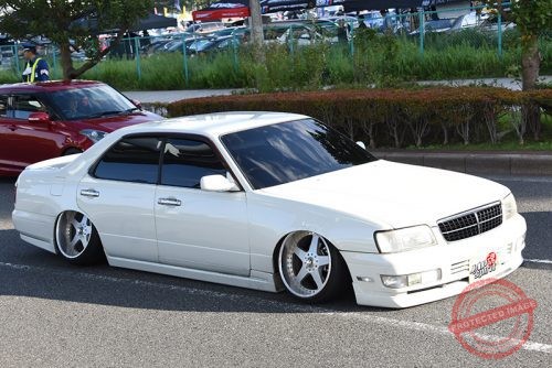 Stancenation 2016 Nissan Cedric Y33 VIP hellaflush tsurauchi very low ...