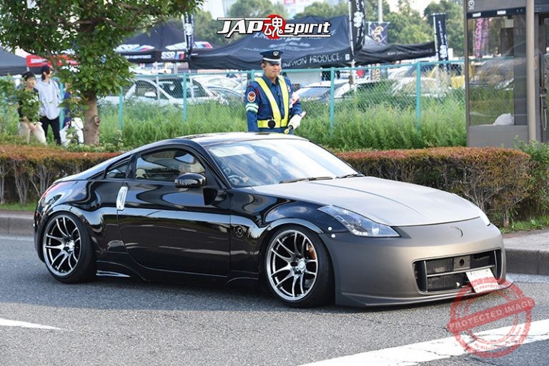 Stancenation 2016 Nissan Fairlady Z33 hellalfush black body at odaiba ...