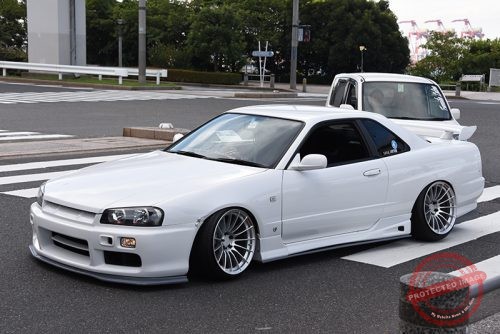 Stancenation 2016 Nissan Skyline GTR R34 hellaflush tsuraichi GT wing ...