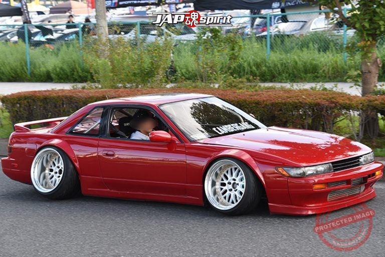 Stancenation 2016 Nissan silvia S14 hellaflush over fender futobaki very low team cambergang ...