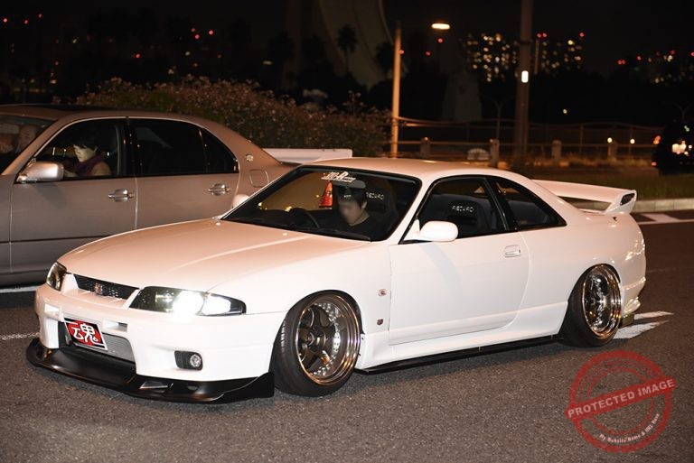 Stancenation 2016 Nissan skyline R33 GTR hellaflush white color at ...