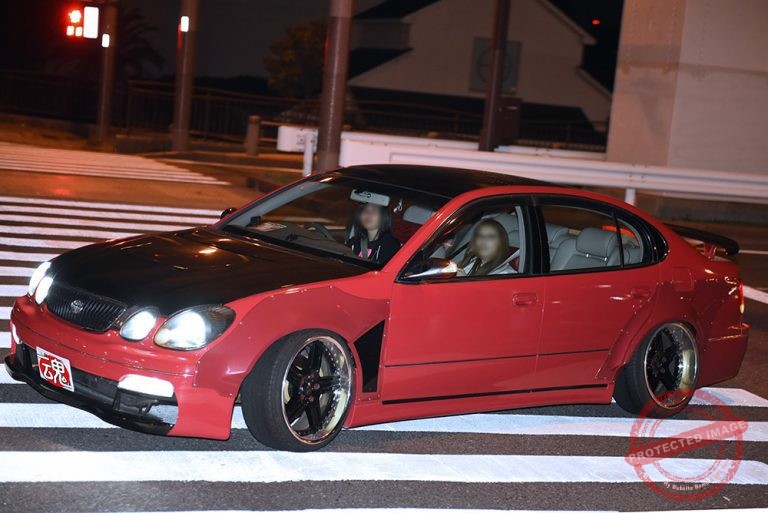 Stancenation 2016 TOYOTA Aristo JZS16 VIP stance red with wide fender ...