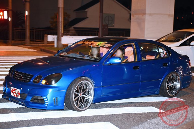 Stancenation 2016 Toyota Aristo JZS16 VIP style blue color - JAP SPIRIT