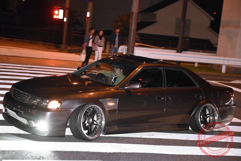 Stancenation 2016 Toyota CHASER x100 hellaflush style camber brown body ...