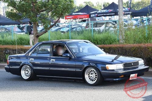 Stancenation 2016 Toyota Crown S12 hellaflush shakotan white body team ...