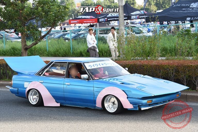 TOYOTA Soara 1st Z10, Zokusha style, over fender, BARED OIL COOLER HOSE ...