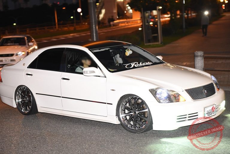 Stancenation 2016 Toyota crown S18 VIP style white body team reberta ...