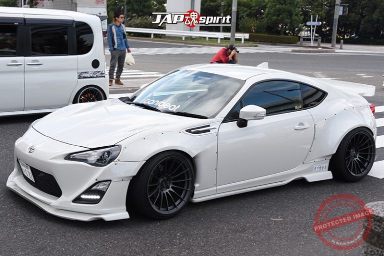 Stancenation 2016 cool Toyota GT86 hellaflush works fender white body ...