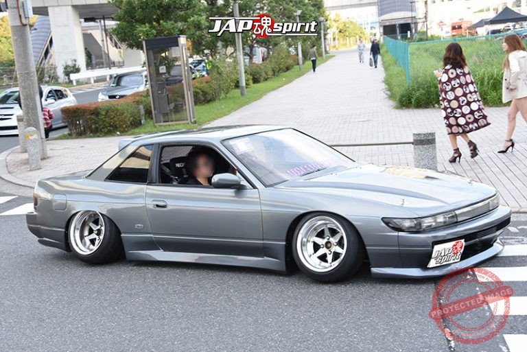 Stancenation 2016 very low Nissan Silvia S13 hellaflush camber - JAP SPIRIT